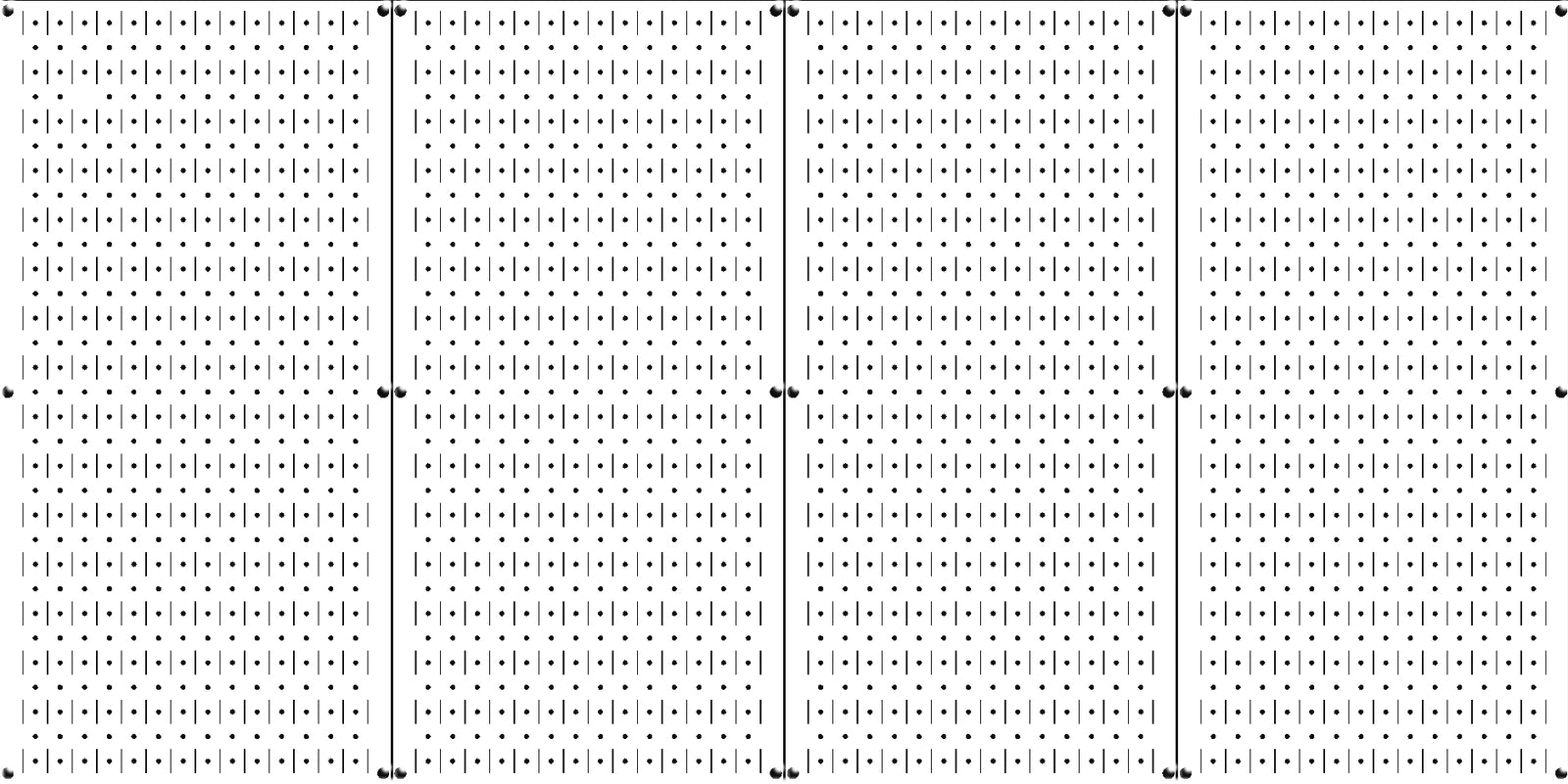 AWC4 - Custom Wall Control Panel (4) Panels | 64" x 32" tall | Stock ...