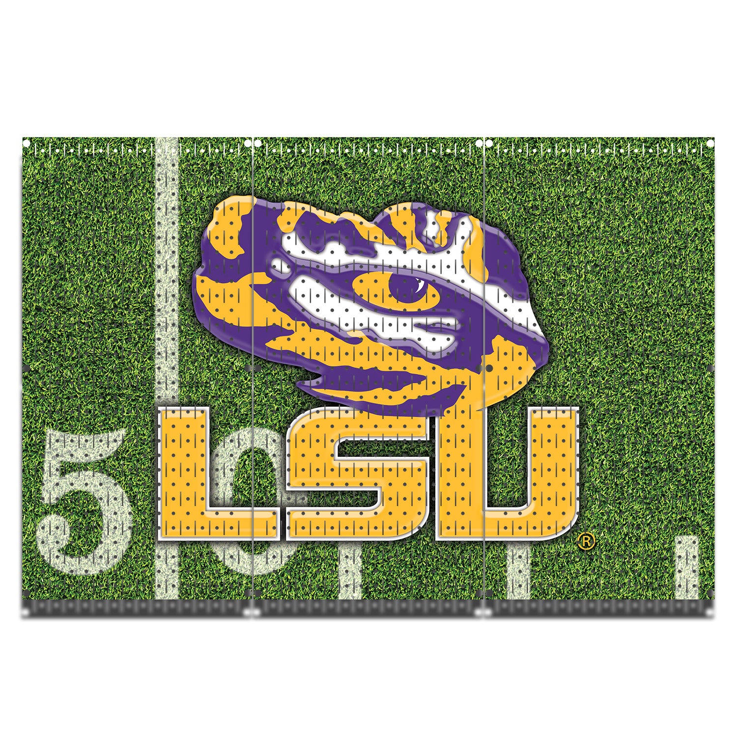 LSU | Tigers | Printed Wall Control Pegboards by HangTime®