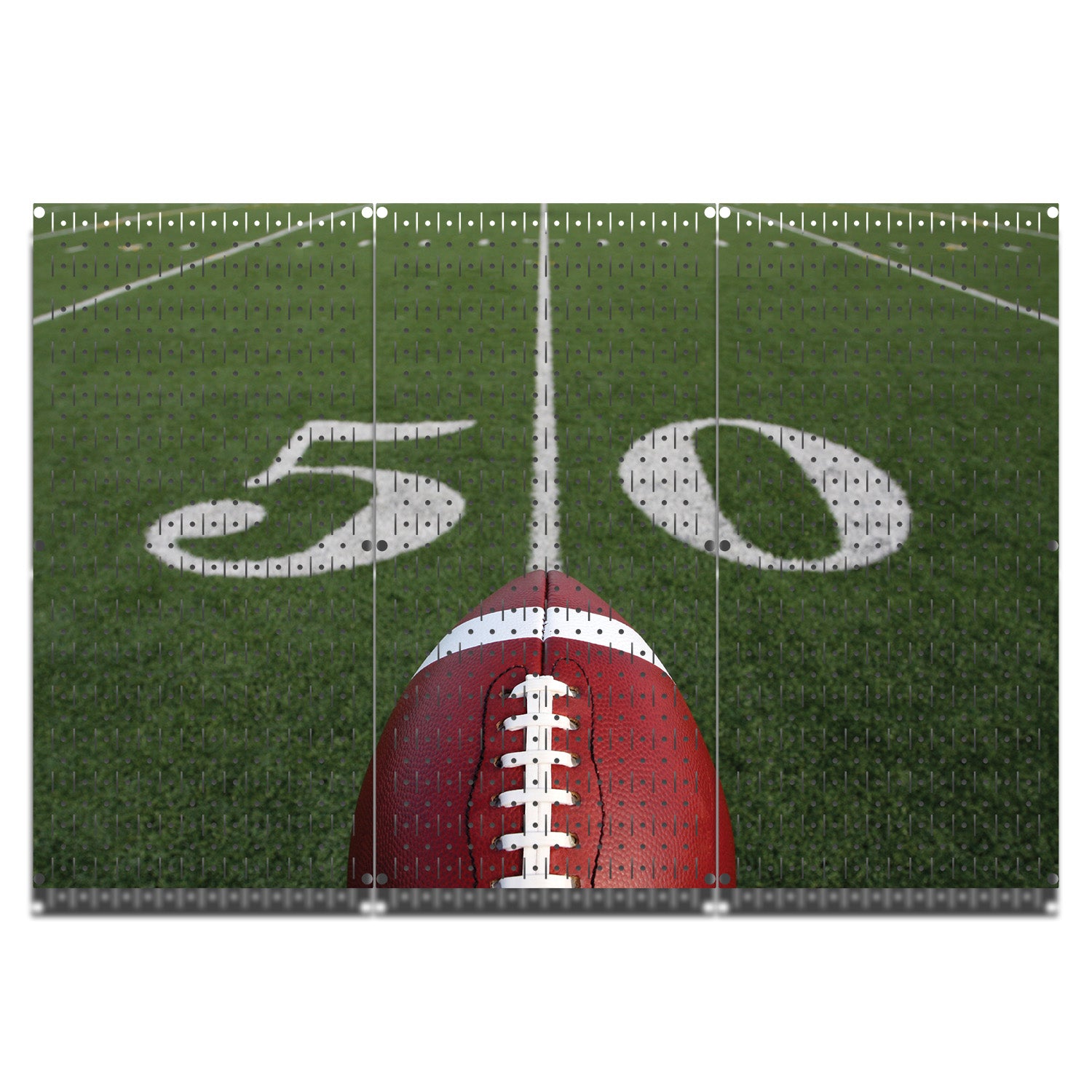 HWC13072 - Football Field 50 Yard Line (3 Panels) | 48" x 32" (tall ...