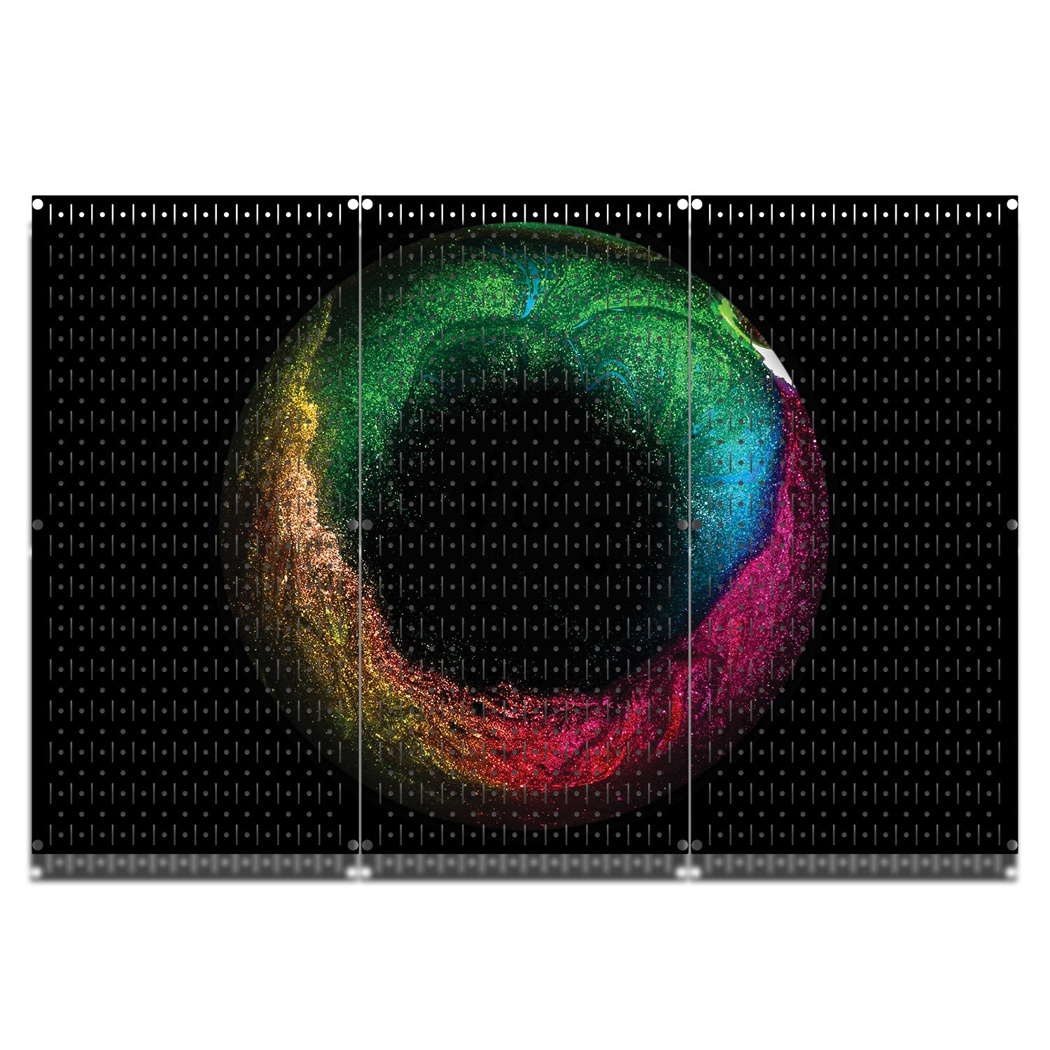 HWC13102 - Iris | Ch3m1st 3 Panels | 48" x 32" (tal)| Printed Wall ...